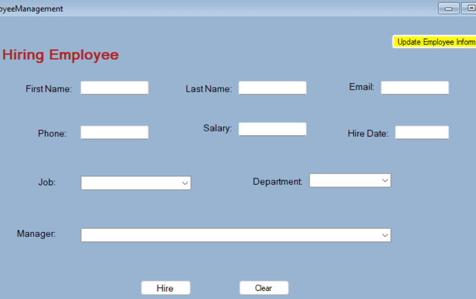 GitHub - keying-song/employee_management: an wpf application using oracle stored procudure and ...