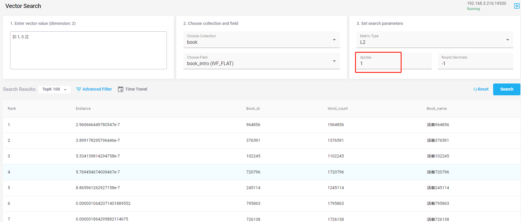 Vector Search 异常 · Issue #85 · zilliztech/attu · GitHub