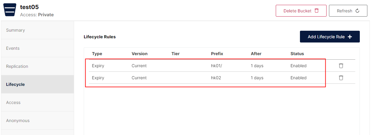 SetBucketLifecycle not in effect · Issue #16804 · minio/minio · GitHub