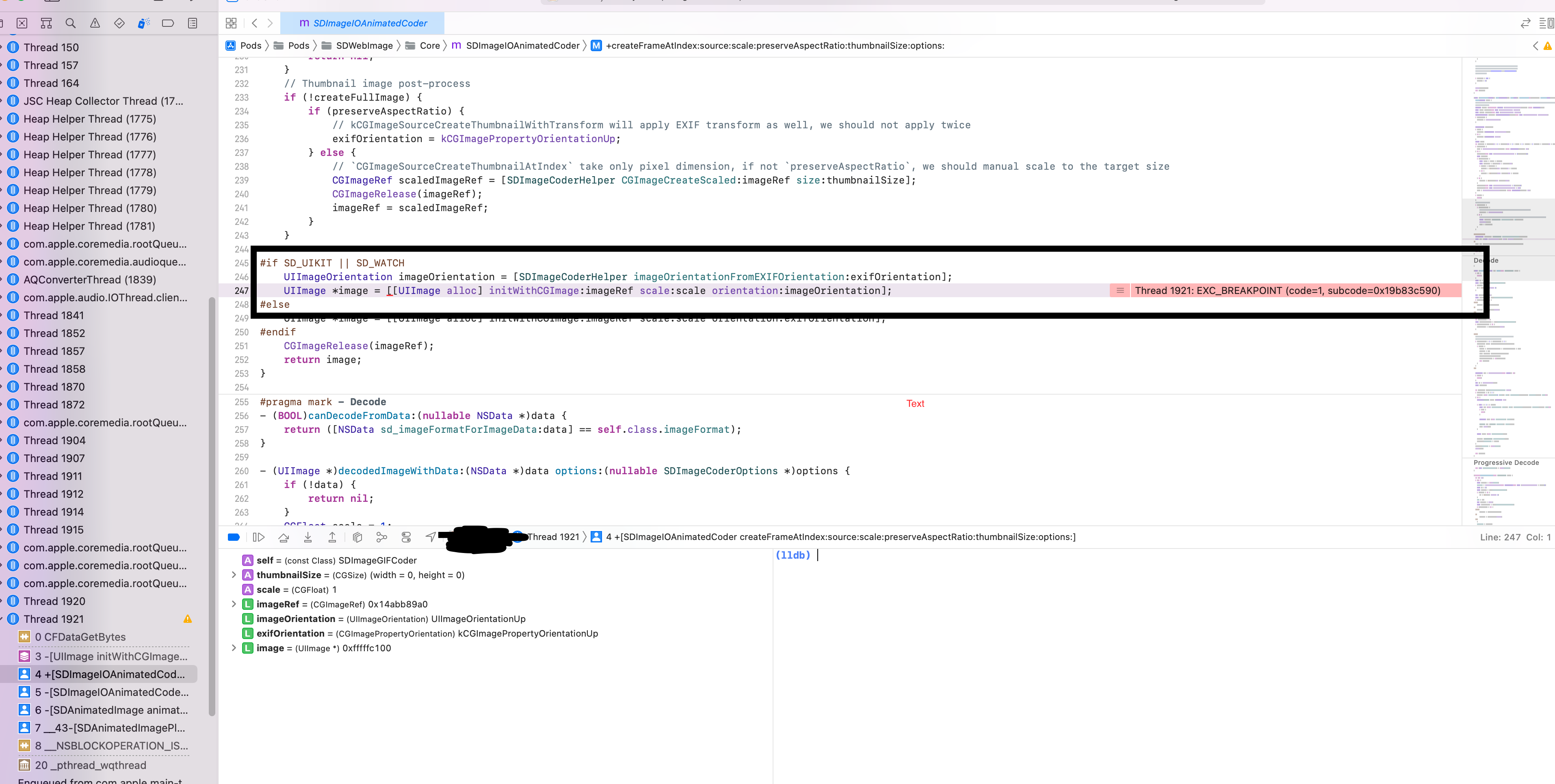 SDImageIOAnimatedCoder crash only happened on iOS 15 · Issue #3273 · SDWebImage/SDWebImage · GitHub
