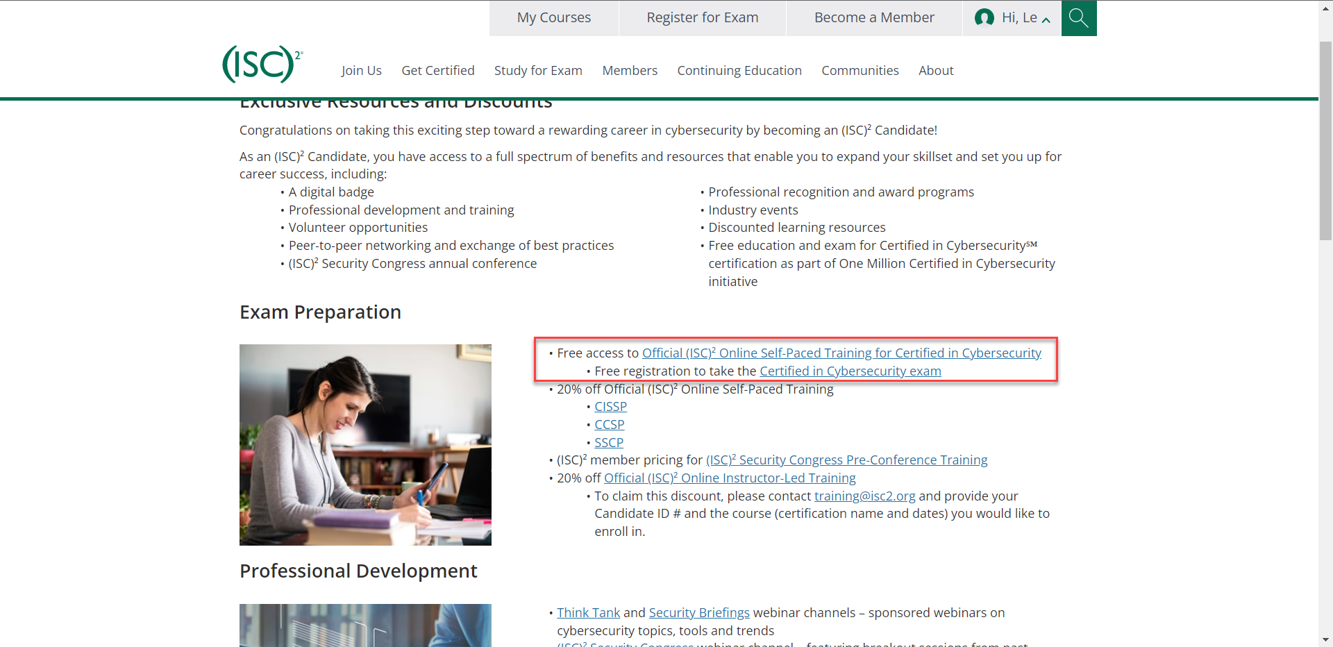 GitHub - hieulecyber/ISC2
