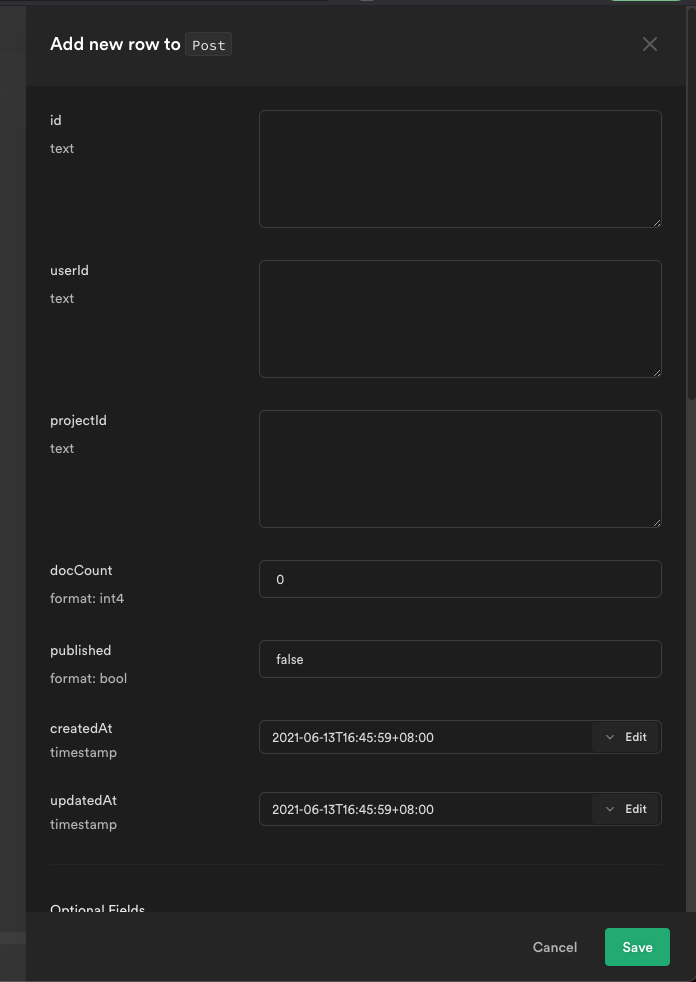 Insert row does not show any fields · Issue #1940 · supabase/supabase · GitHub
