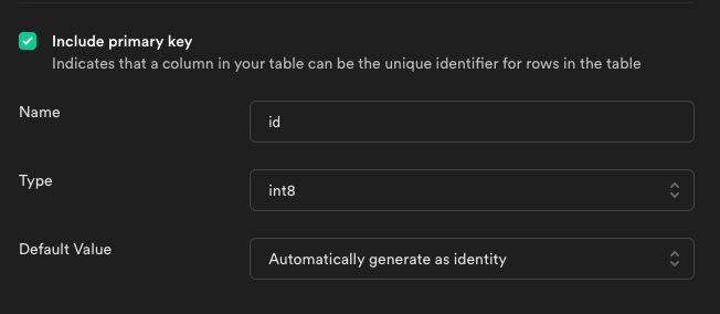 Explore a different Default PK type · Issue #597 · supabase/supabase ...