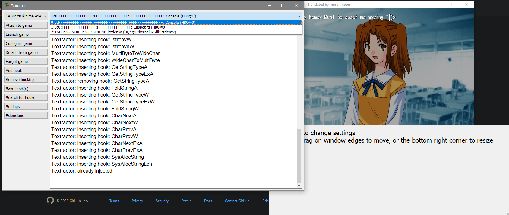 Tsukihime · Issue #885 · Artikash/Textractor · GitHub