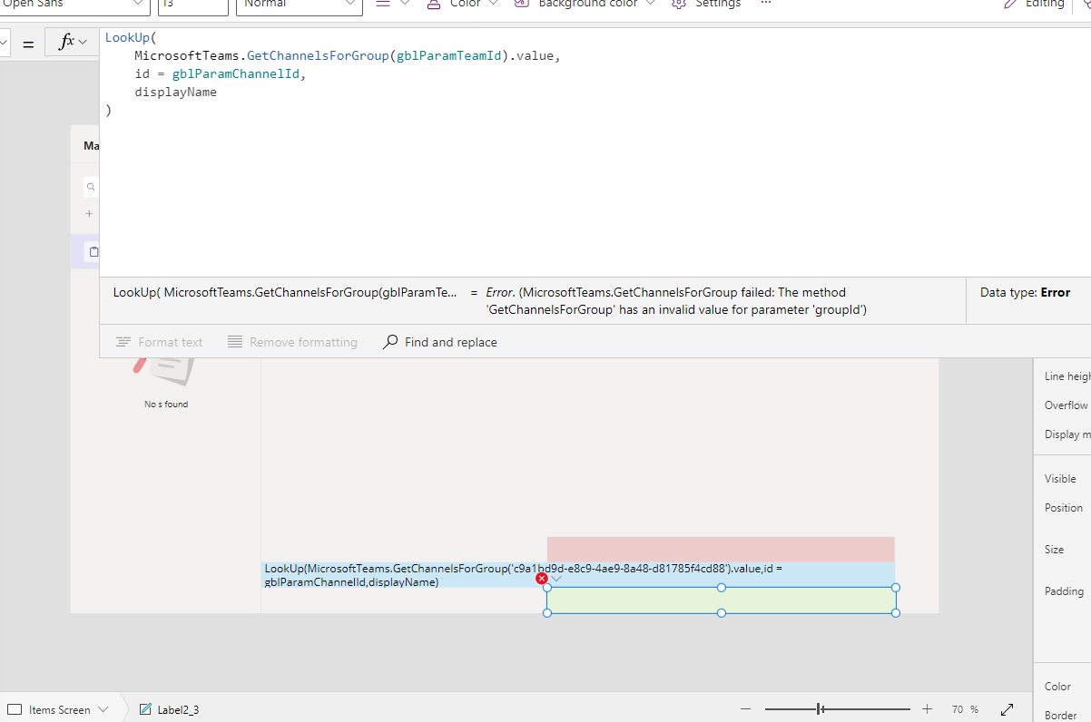 Error messages prompt on inspection app · Issue #62 · microsoft/teams ...