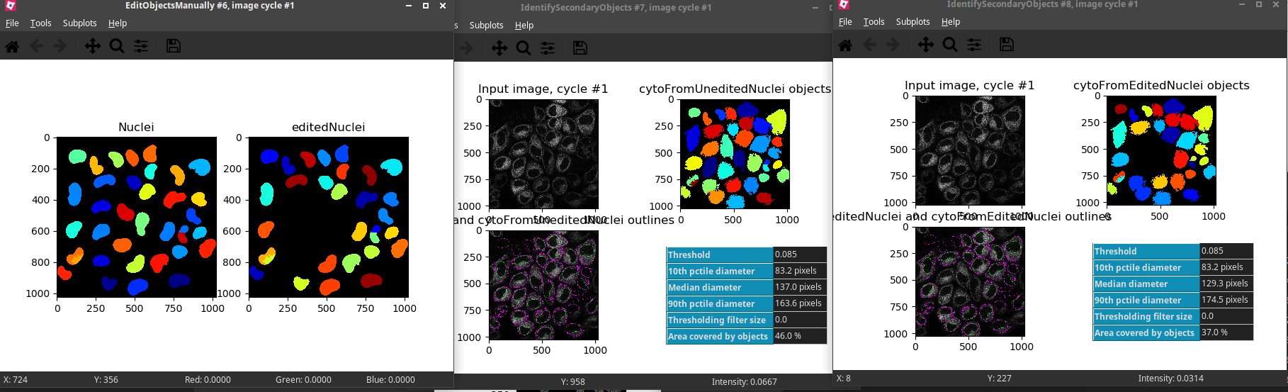 Manually split primary objects are not used as seeds for secondary object detection · Issue ...