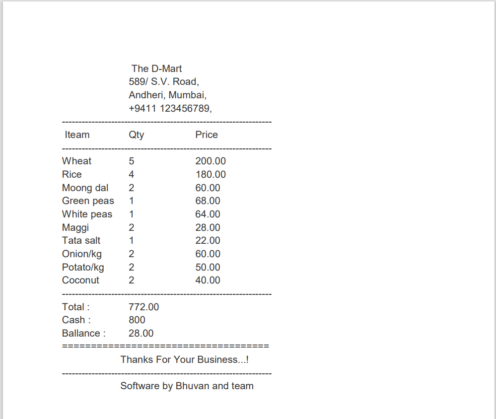 GitHub - bhusawant/Grocery-Billing-System GitHub - bhusawant/Grocery-Billing-System
