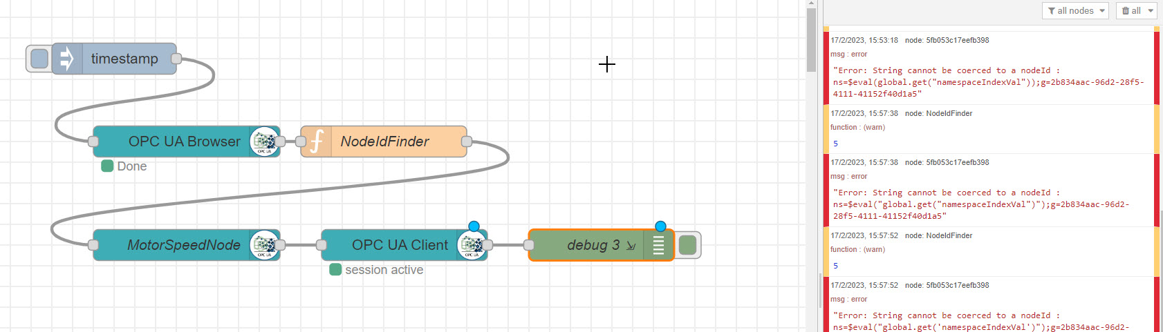 Concatenate string to NodeId to pass variable NameSpaceIndex · Issue #524 · mikakaraila/node-red ...