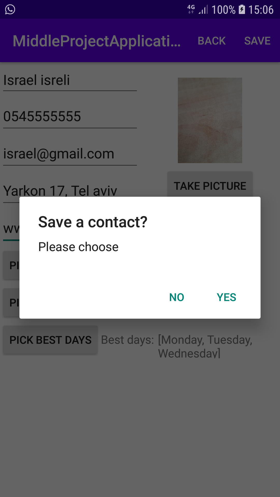 GitHub - ortub10/MiddleProjectApplication