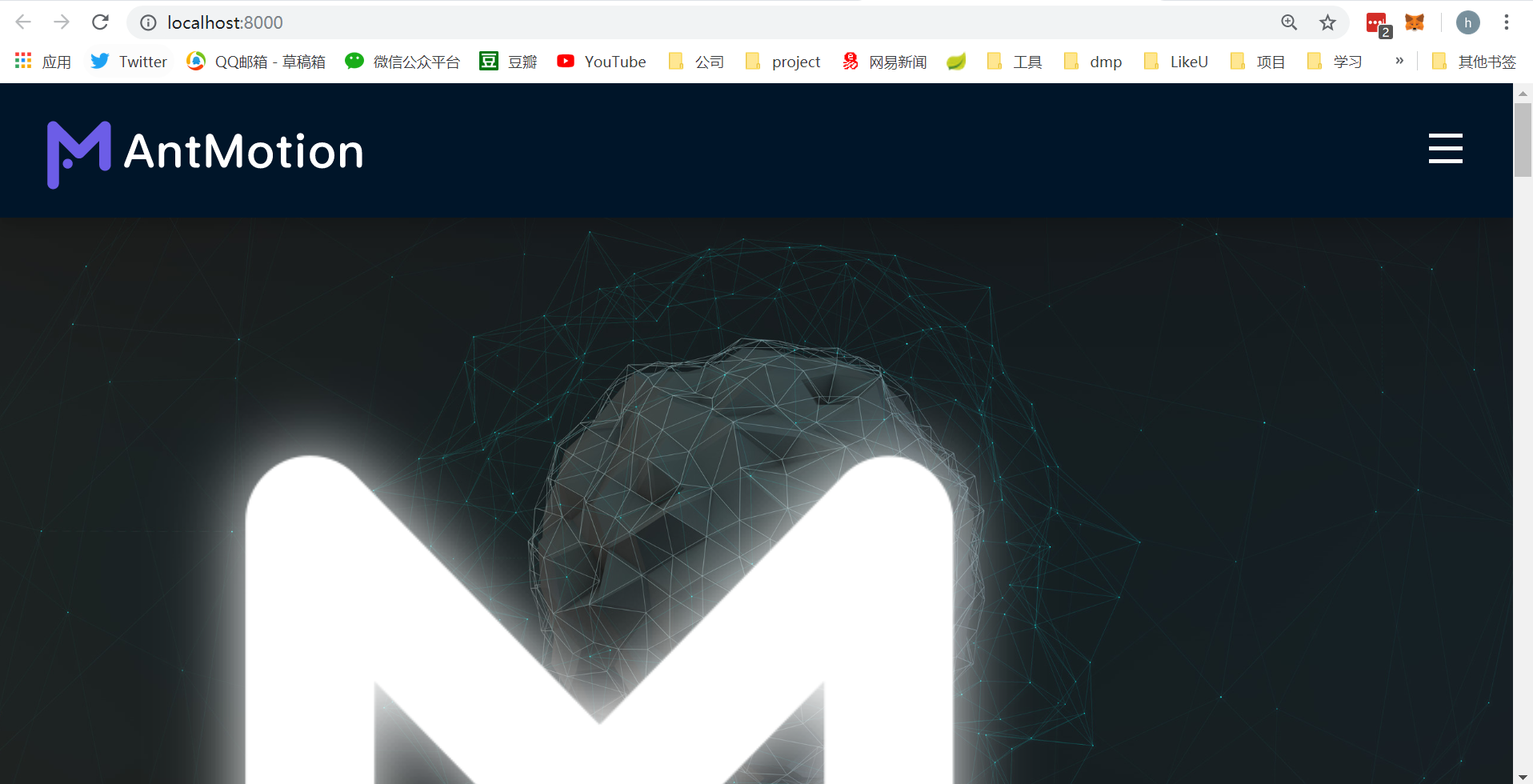 umi 模板加载后 电脑上显示是手机mobile格式 怎么破 · Issue #175 · ant-design/ant-design-landing · GitHub