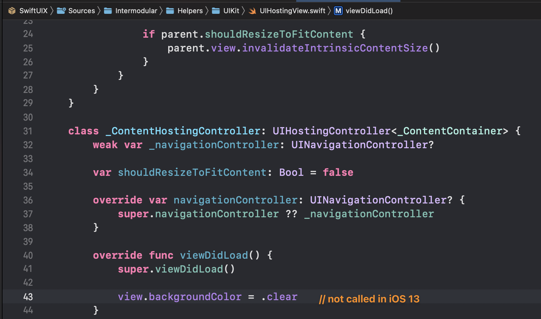 navigationBarItems trailing background is not clear · Issue #384 · SwiftUIX/SwiftUIX · GitHub