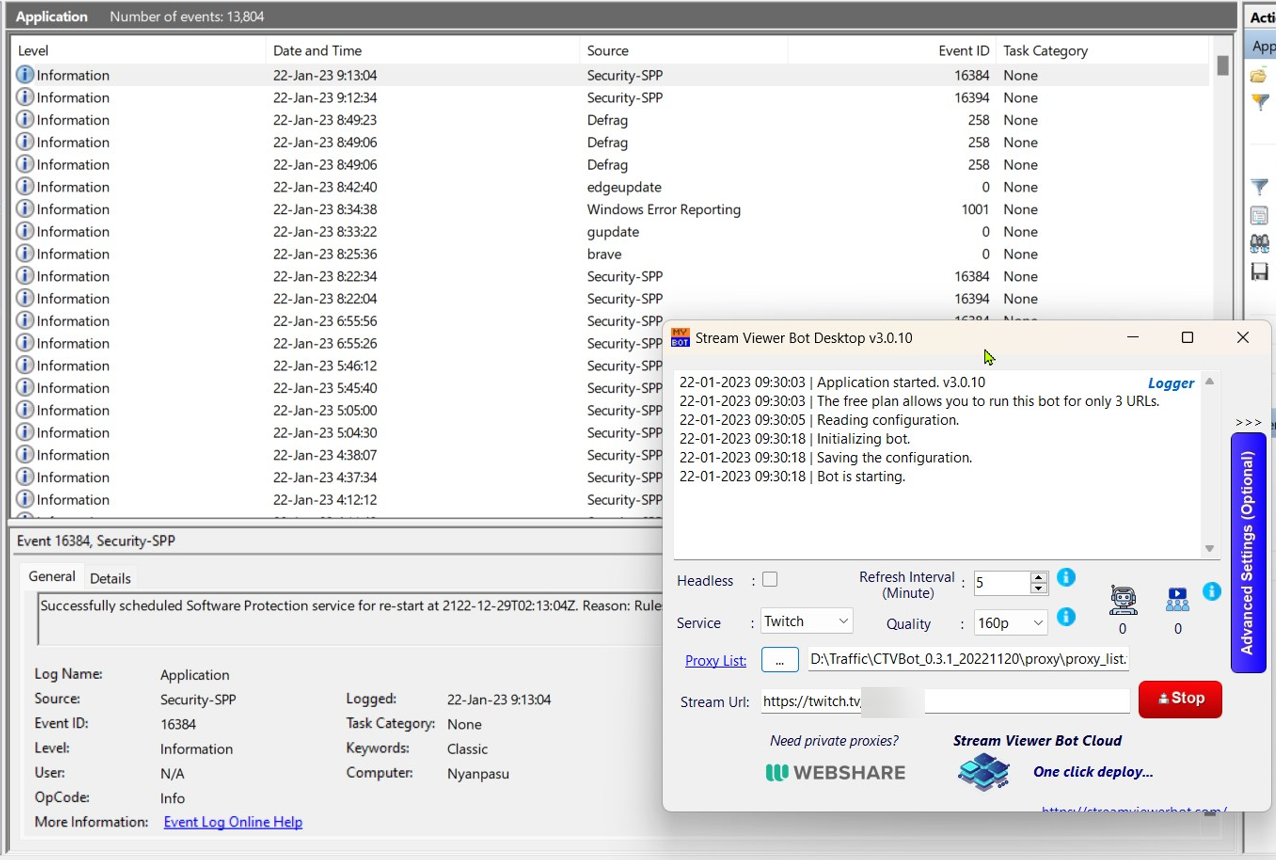 Not Working · Issue #244 · gorkemhacioglu/Stream-Viewer-Chat-Bot · GitHub