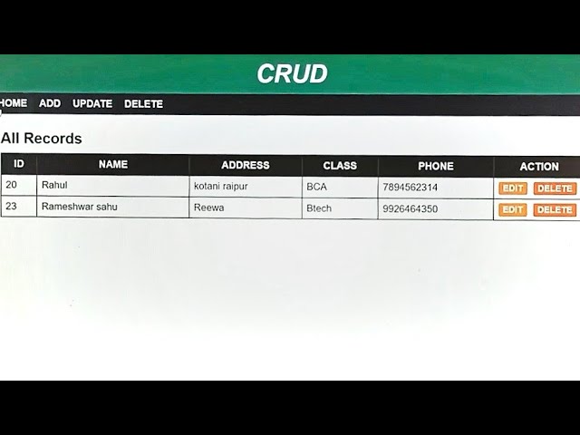 Github Rameshwarsahu07crud Php This Crud Repository Is Create A Using Php Language