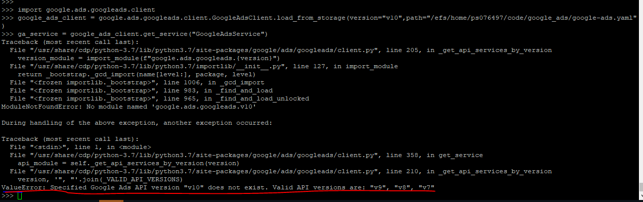 Migrating to Google Ads API v10 · Issue #628 · googleads/google-ads-python · GitHub