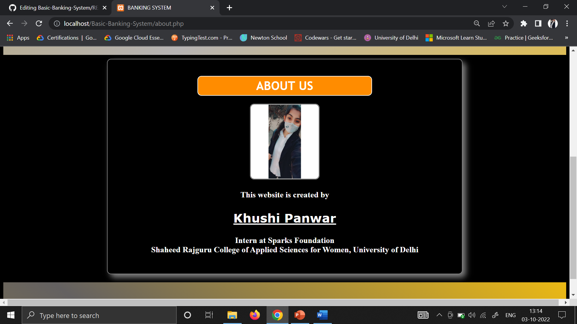 GitHub - smilewithkhushi/Basic-Banking-System: Created a Basic Banking ...