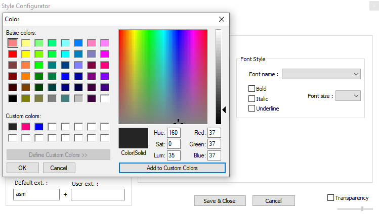 Style Configurator - Restricted to single custom color · Issue #9813 ...