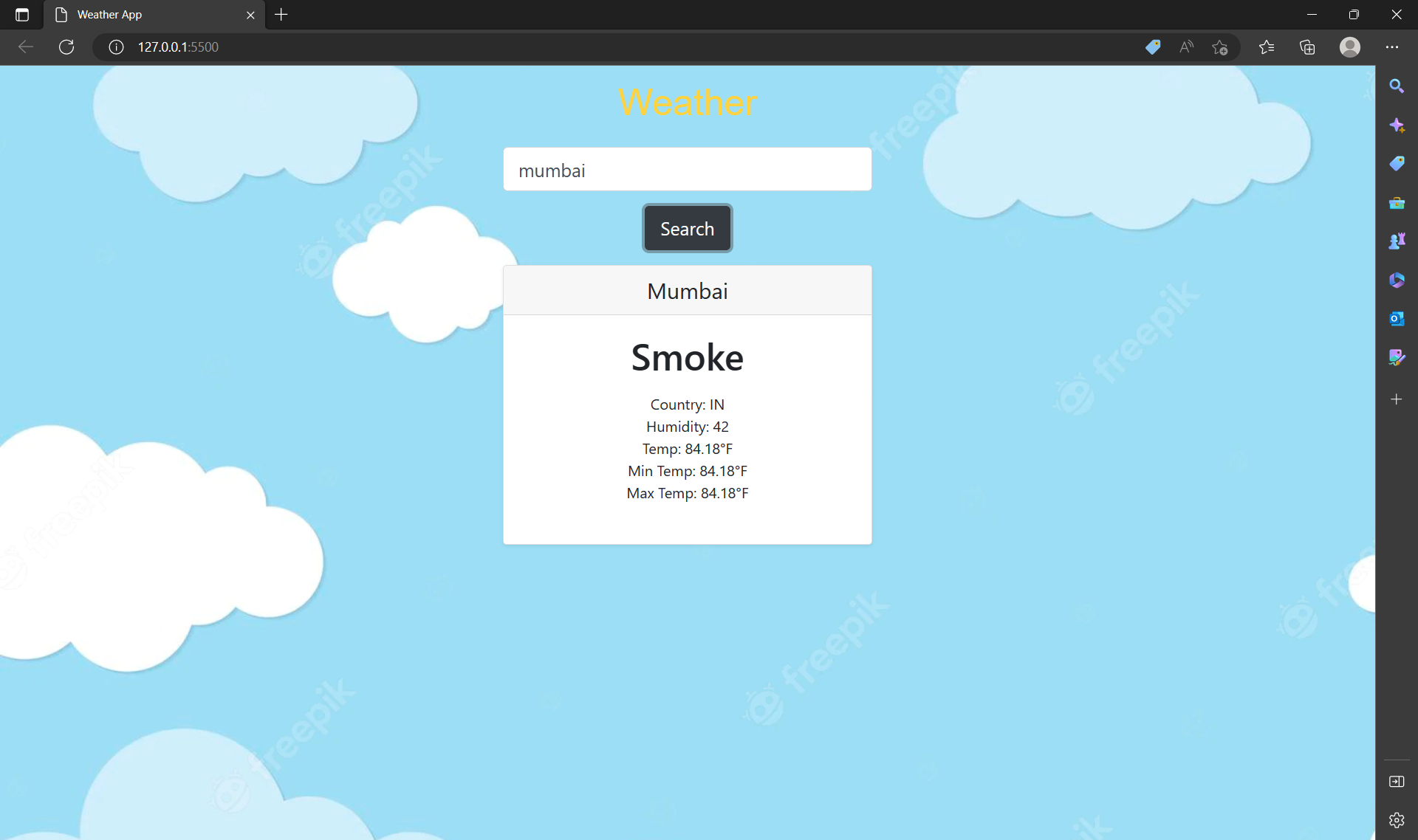 GitHub - Mustansir-M/Mini-Weather-App: Mini Weather App using HTML,CSS and JS
