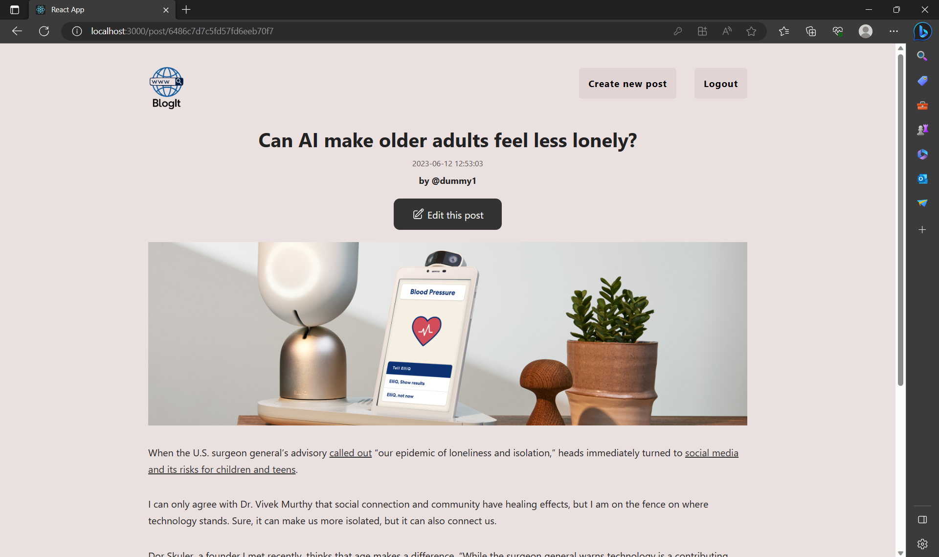GitHub - Mustansir-M/BlogWebsite