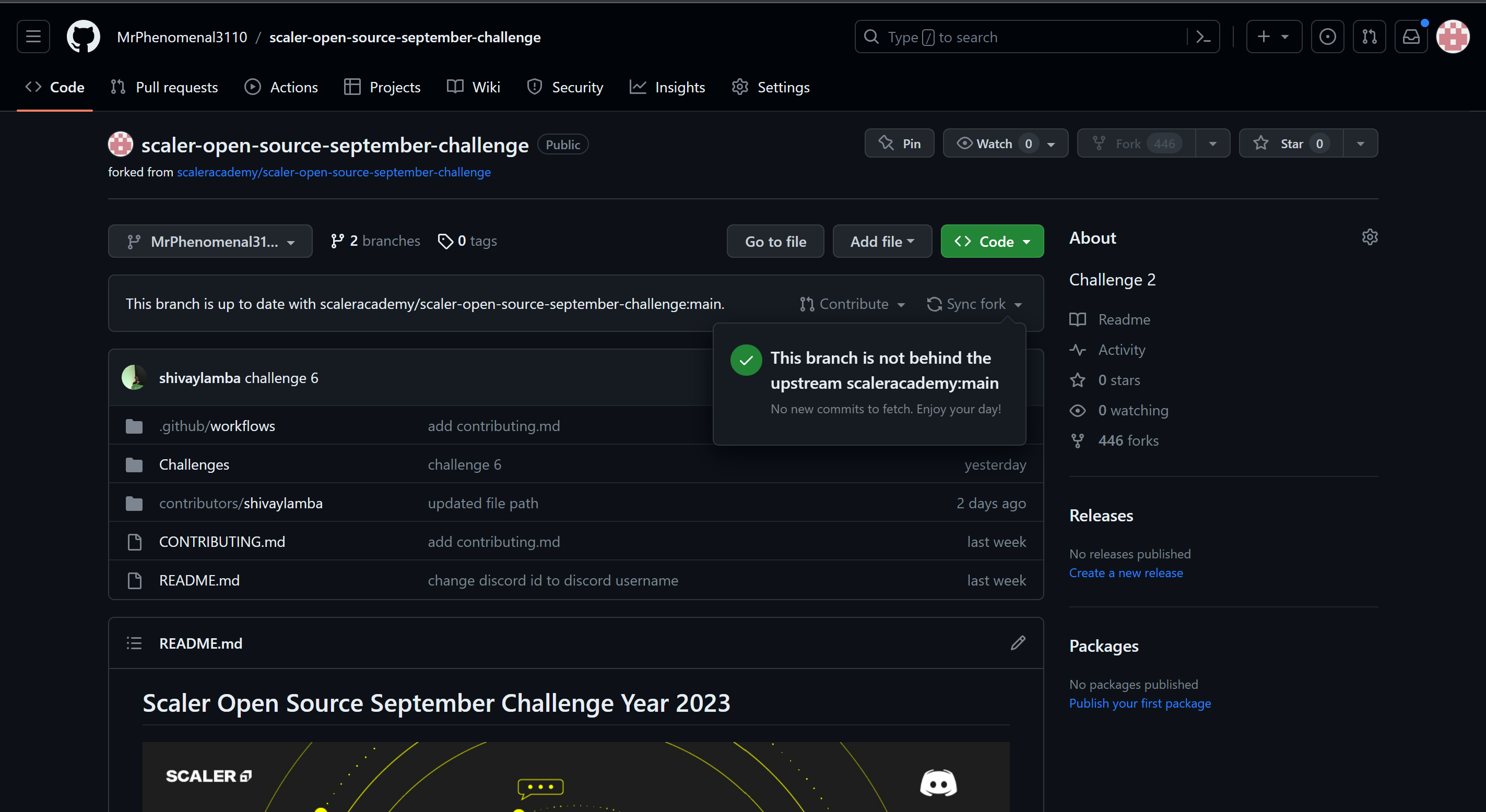 Challenge:1 · Issue #897 · scaleracademy/scaler-open-source-september-challenge · GitHub