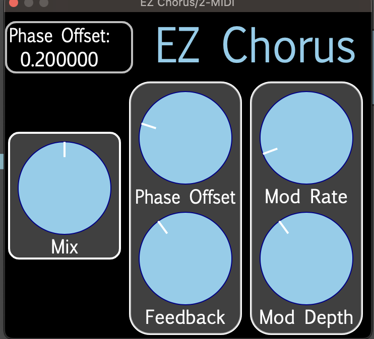 GitHub - DavidJones10/EZ_Chorus: Simple chorus plugin
