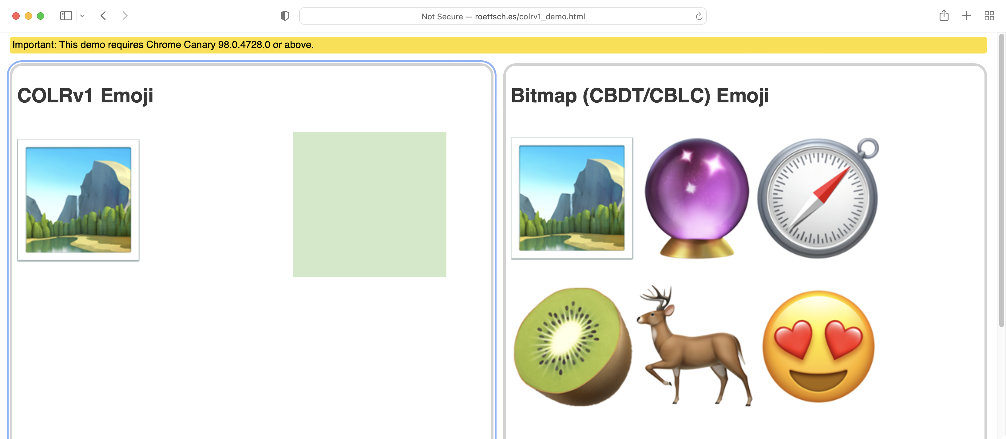 Appearance of produced COLRv1 fonts in non-COLRv1 engines? · Issue #87 · googlefonts/color-fonts ...