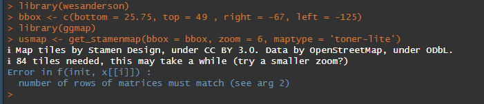 Error message on creating simple maps which worked yesterday. · Issue #353 · dkahle/ggmap · GitHub
