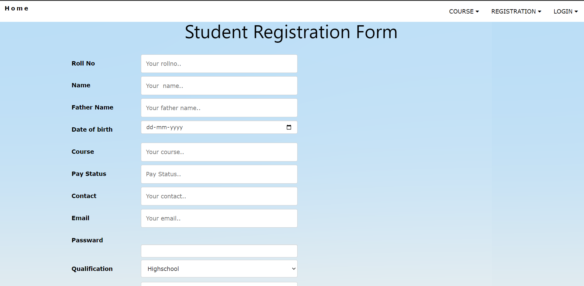 GitHub - kkp9827/E-learning: E-Learning- It is web application built ...
