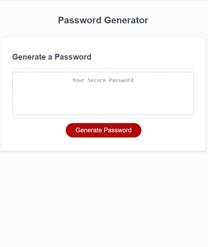GitHub - londono-alberto/password-generator: Password Generator Assignment Week 3