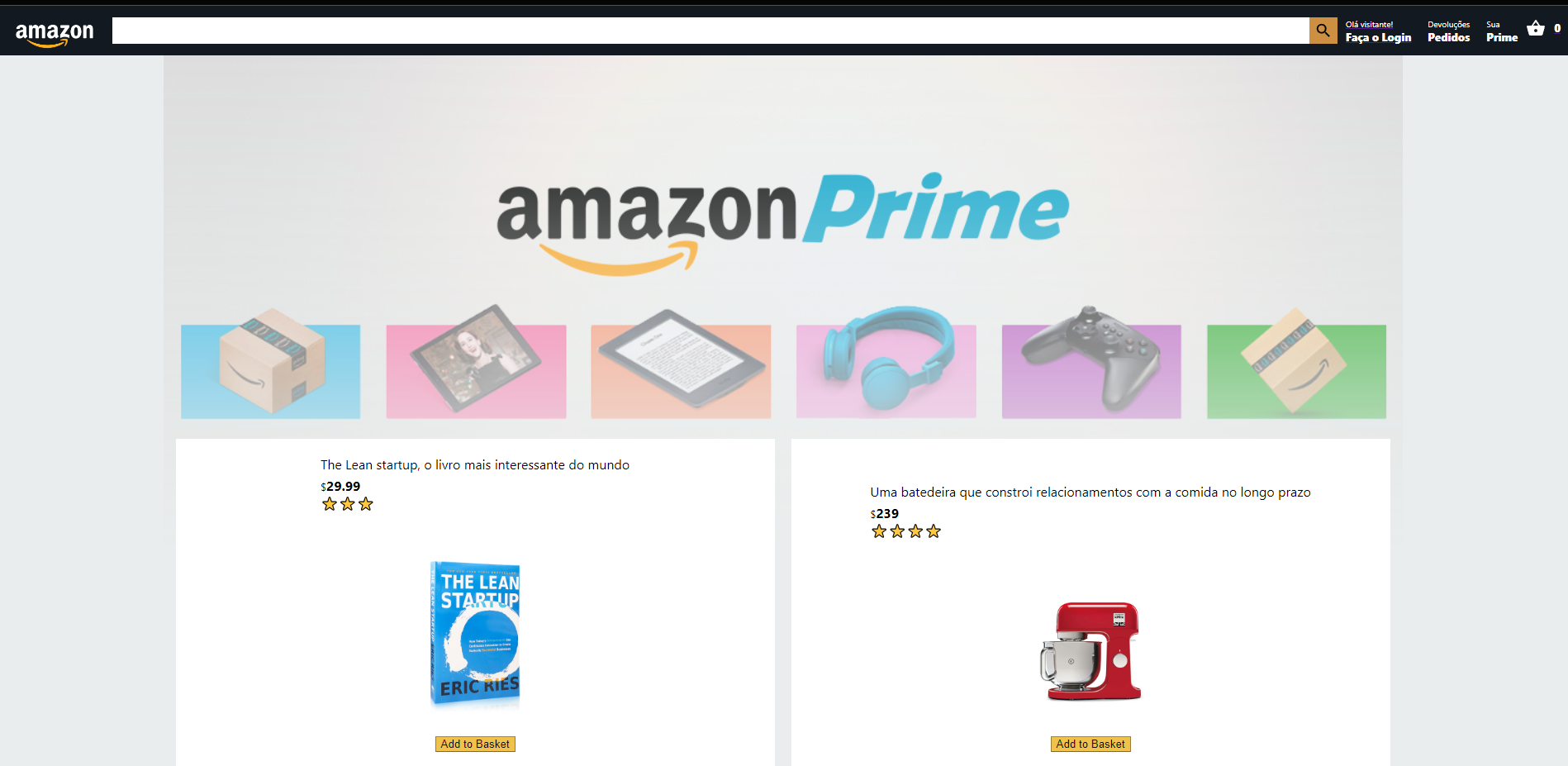 GitHub - cristianoprogramador/amazon-clone: Projeto que visa clonar o ...