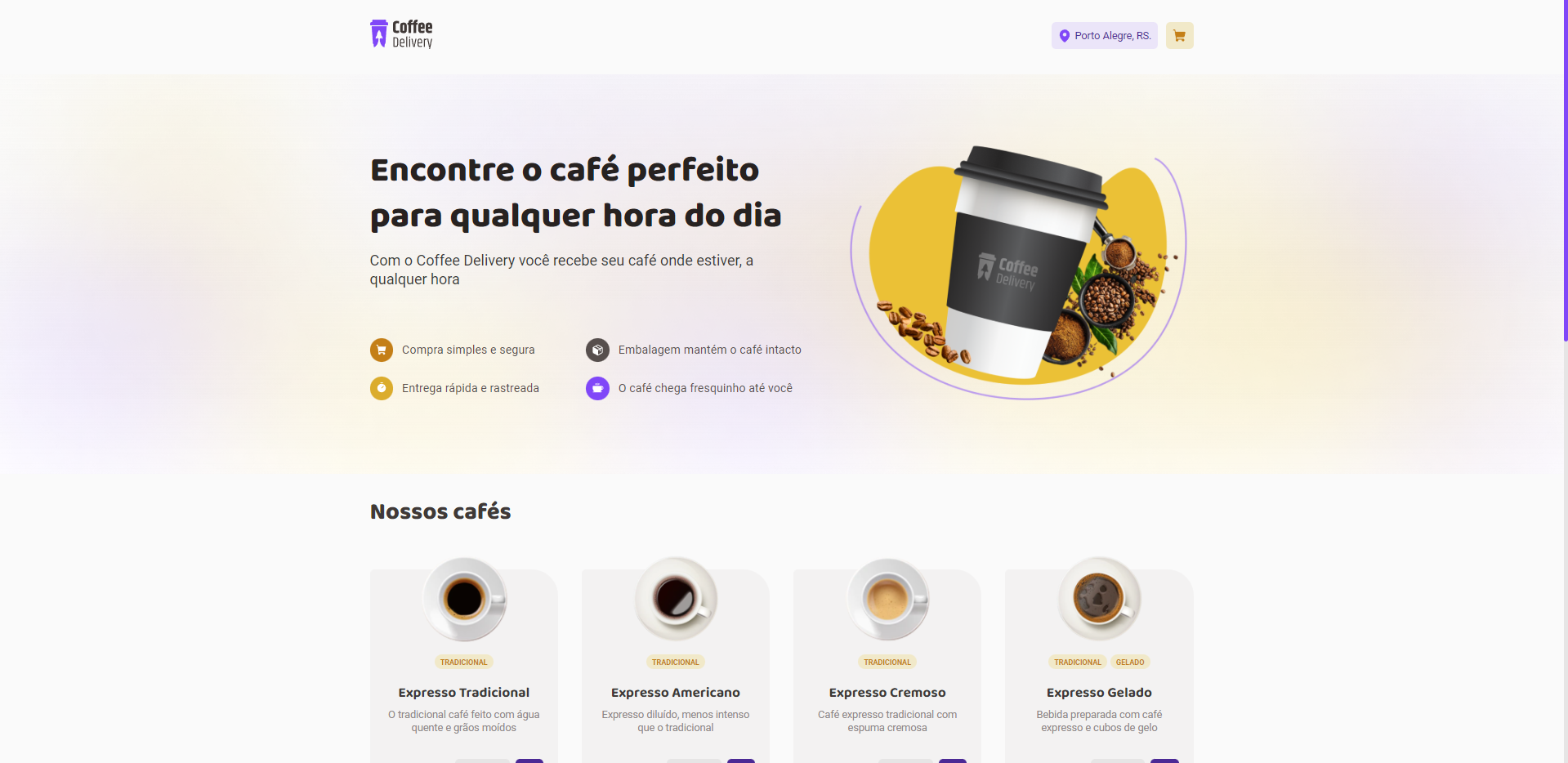 GitHub - cristianoprogramador/ignite-coffeeshop: Projeto de Desafio do ...