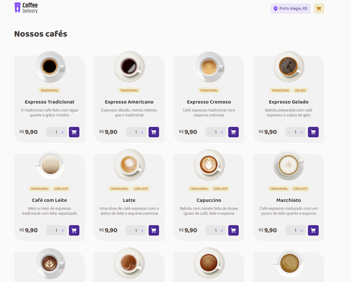 GitHub - cristianoprogramador/ignite-coffeeshop: Projeto de Desafio do ...