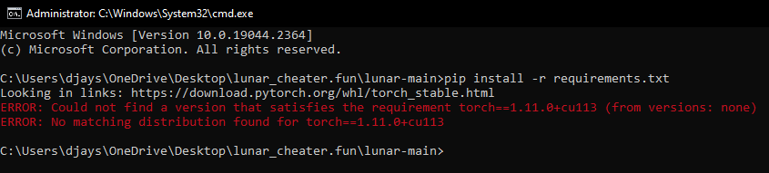 cant install requirements · Issue #218 · zeyad-mansour/lunar · GitHub