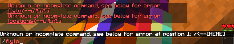 Elytra commands like /flyto dont appear as real commands · Issue #35 · TheMegax/fabric-elytra ...