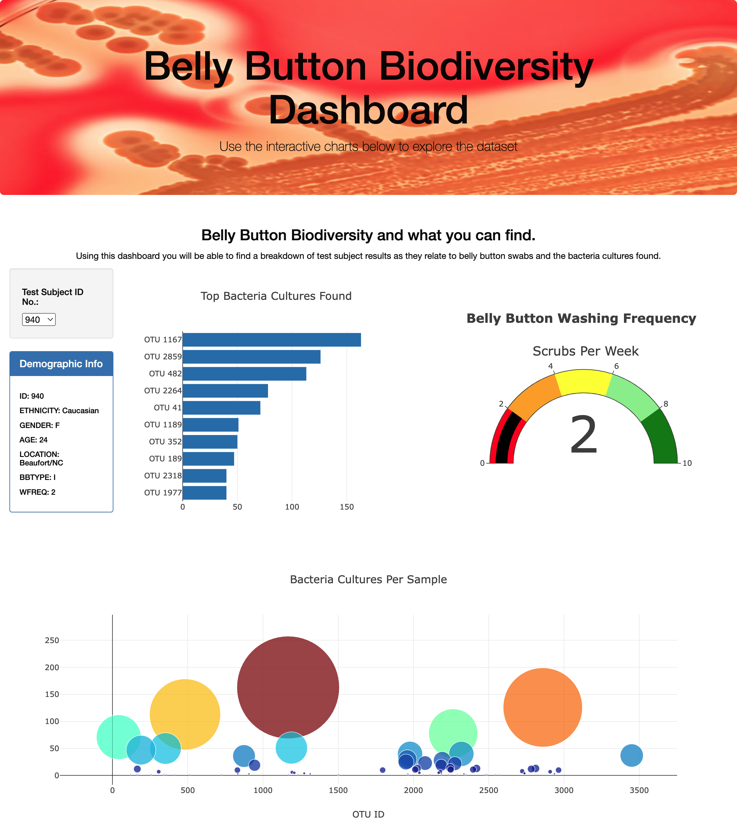 GitHub - W-Kohlbeck/Belly_Button_Biodiversity