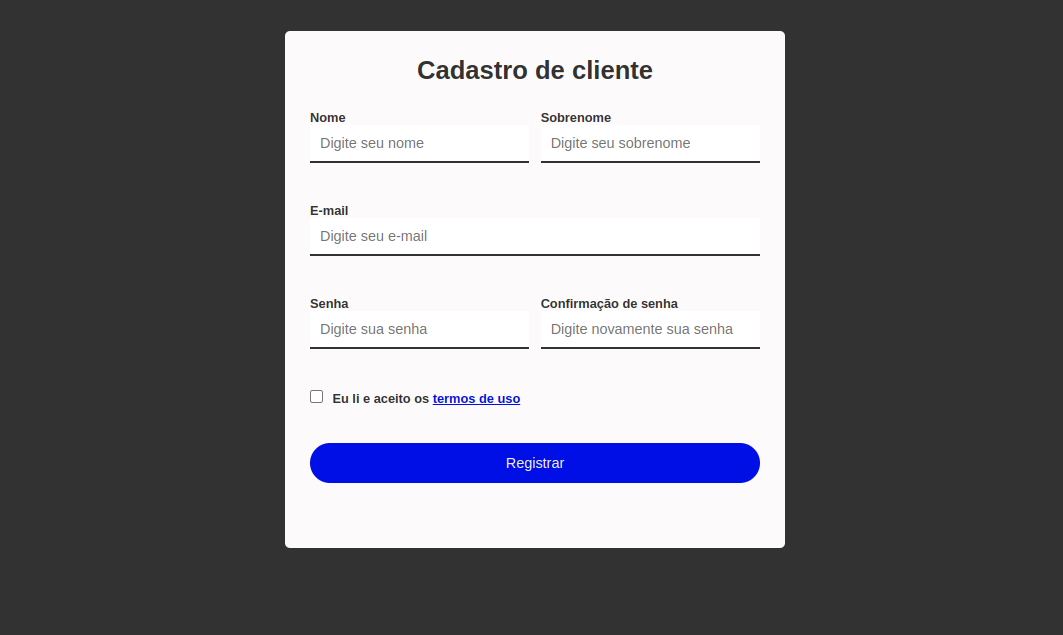 Github Thiiagodevs Cadastro