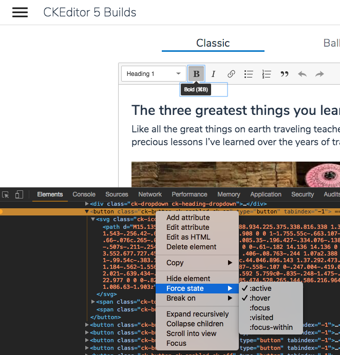 Disable buttons outline by default · Issue #3403 · ckeditor/ckeditor5 · GitHub