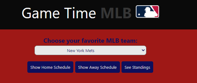 GitHub - pizzo1jr/MLB-Game-Time