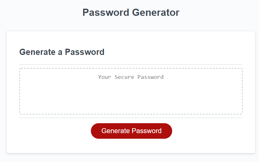 GitHub - pizzo1jr/Password-Generator