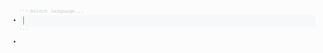 Fenced code blocks in lists · Issue #314 · marktext/marktext · GitHub