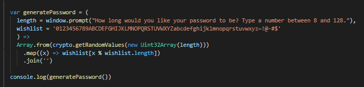 GitHub - seanxmcdaniel/PasswordGenerator