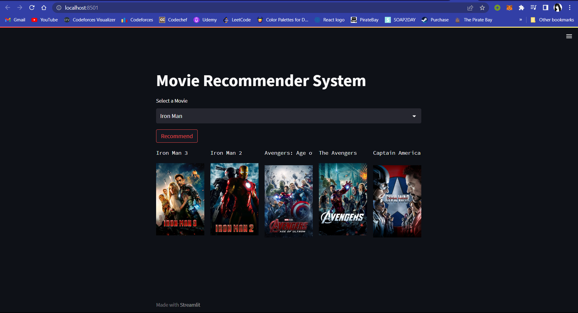 GitHub - maitreya-v/Movie-Recommendation-System