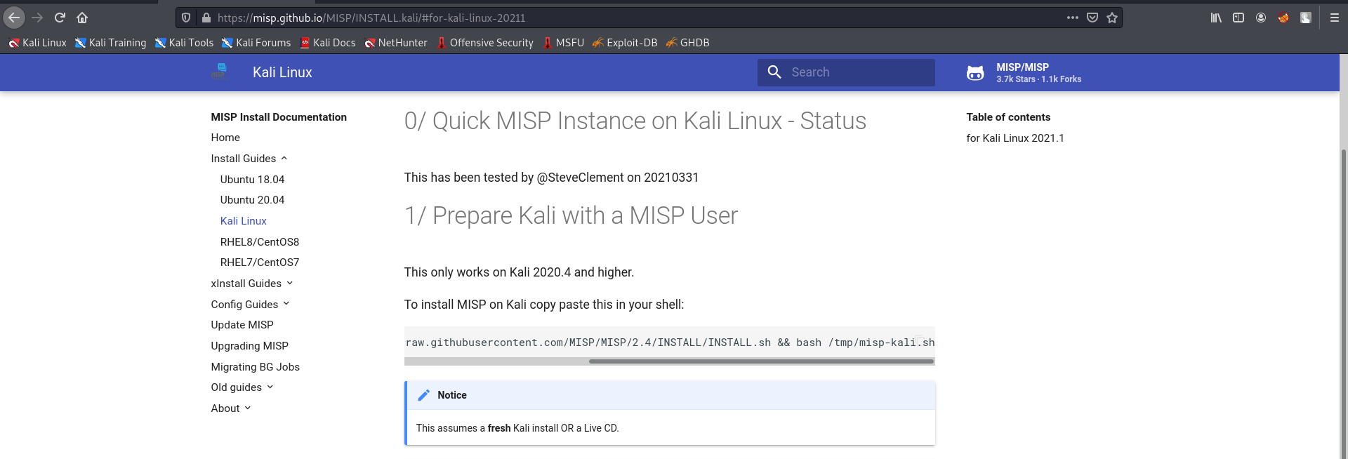 Support: Either your platform is not easily detectable or is not supported by this installer ...