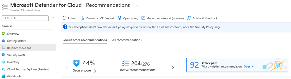 Microsoft-Defender-for-Cloud/Module 17 –Defender CSPM.md at main ...