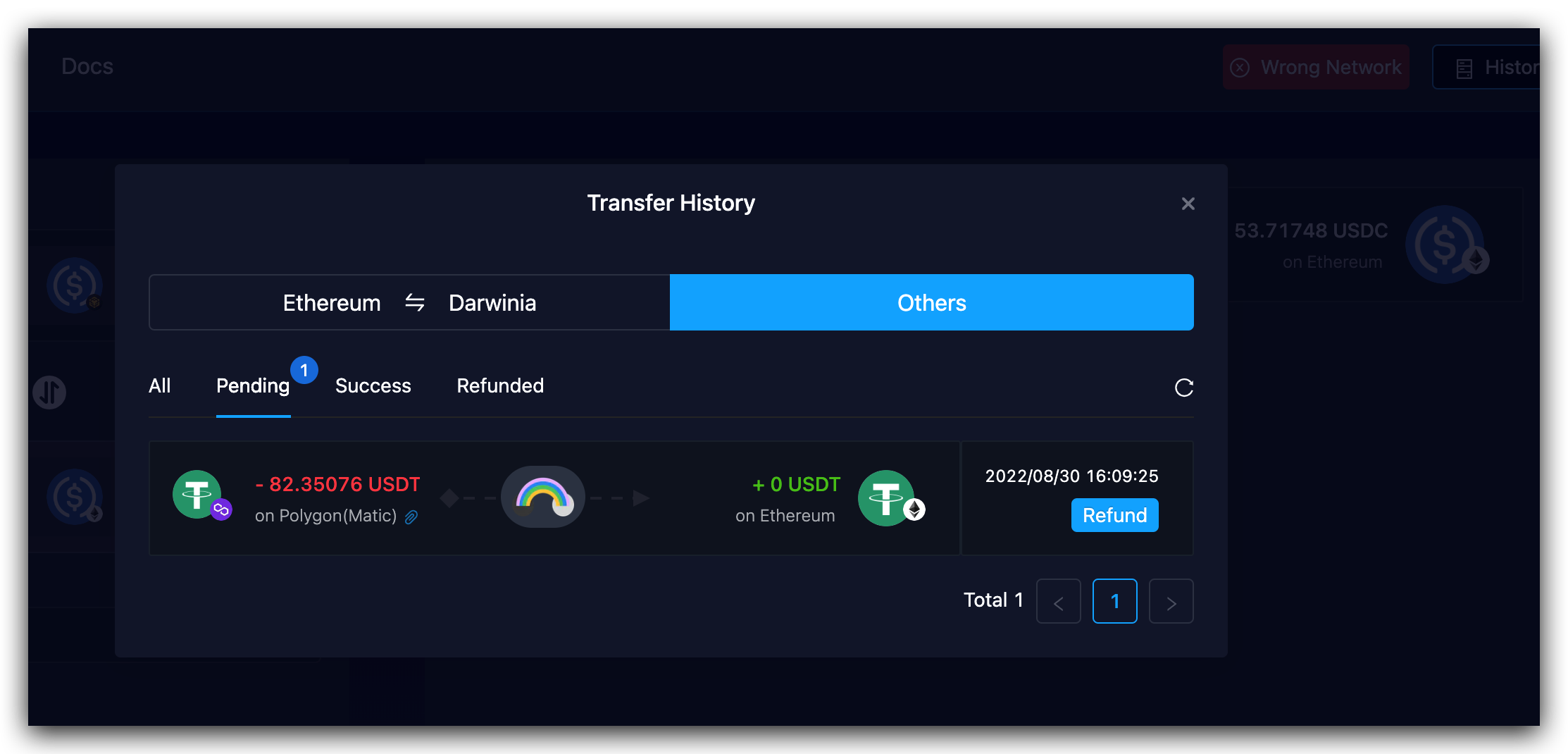 Refund：USDT (Polygon) > (Ethereum) · Issue #212 · helix-bridge/helix-ui · GitHub