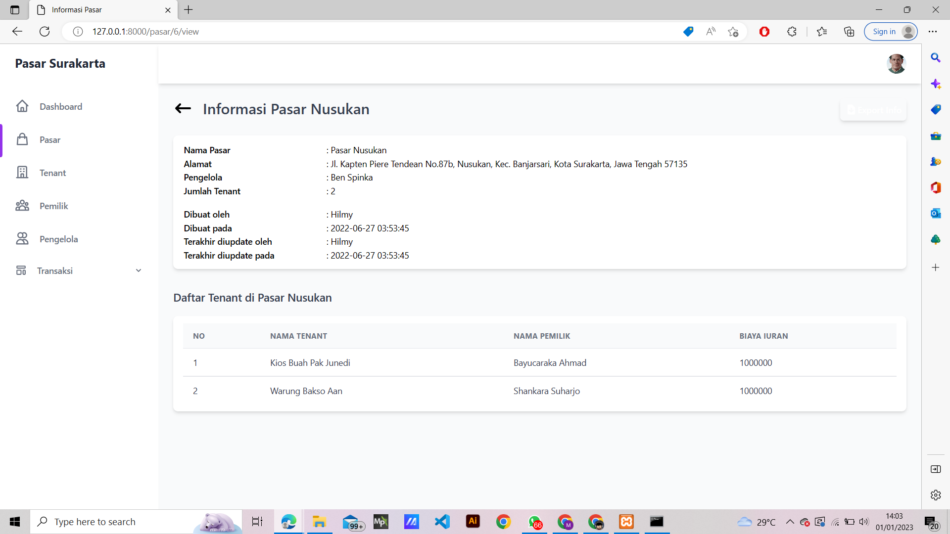 GitHub - kholhilmy/Website-Pasar