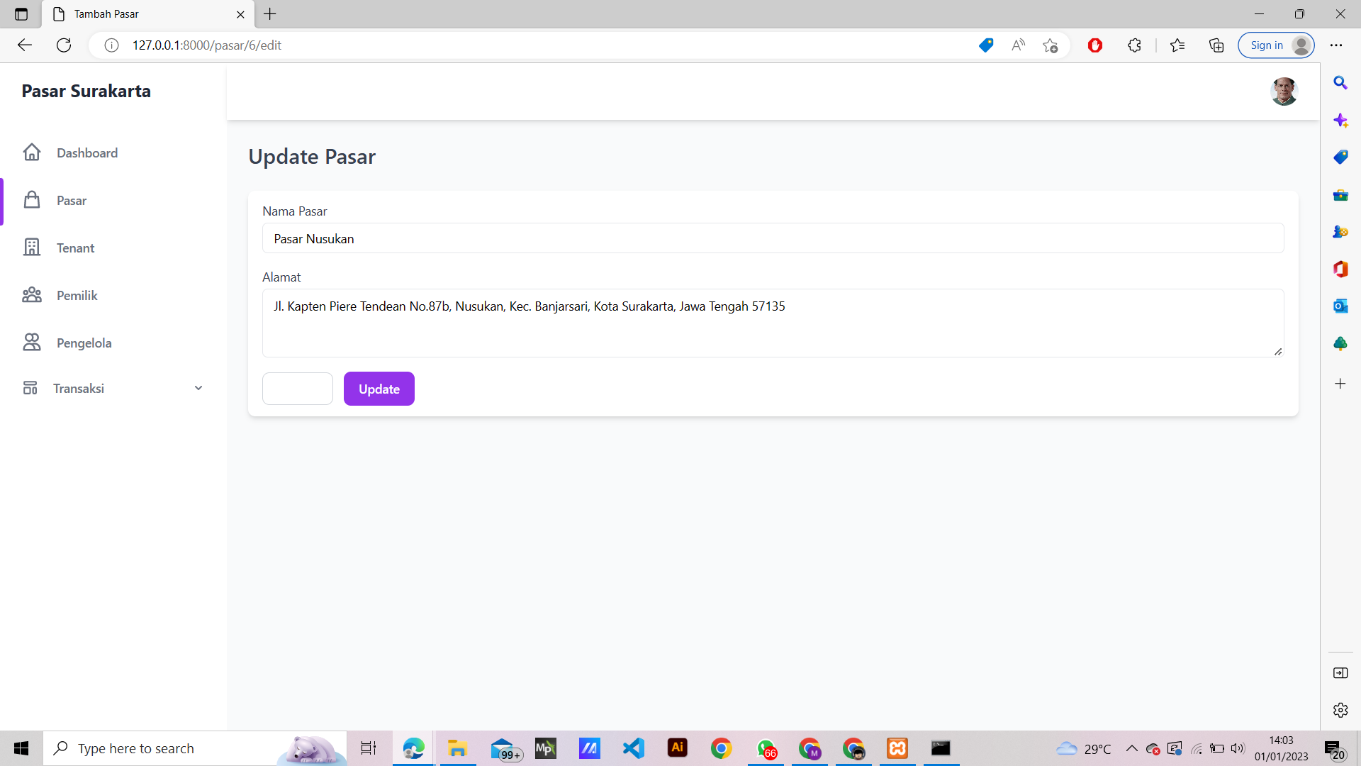 GitHub - kholhilmy/Website-Pasar