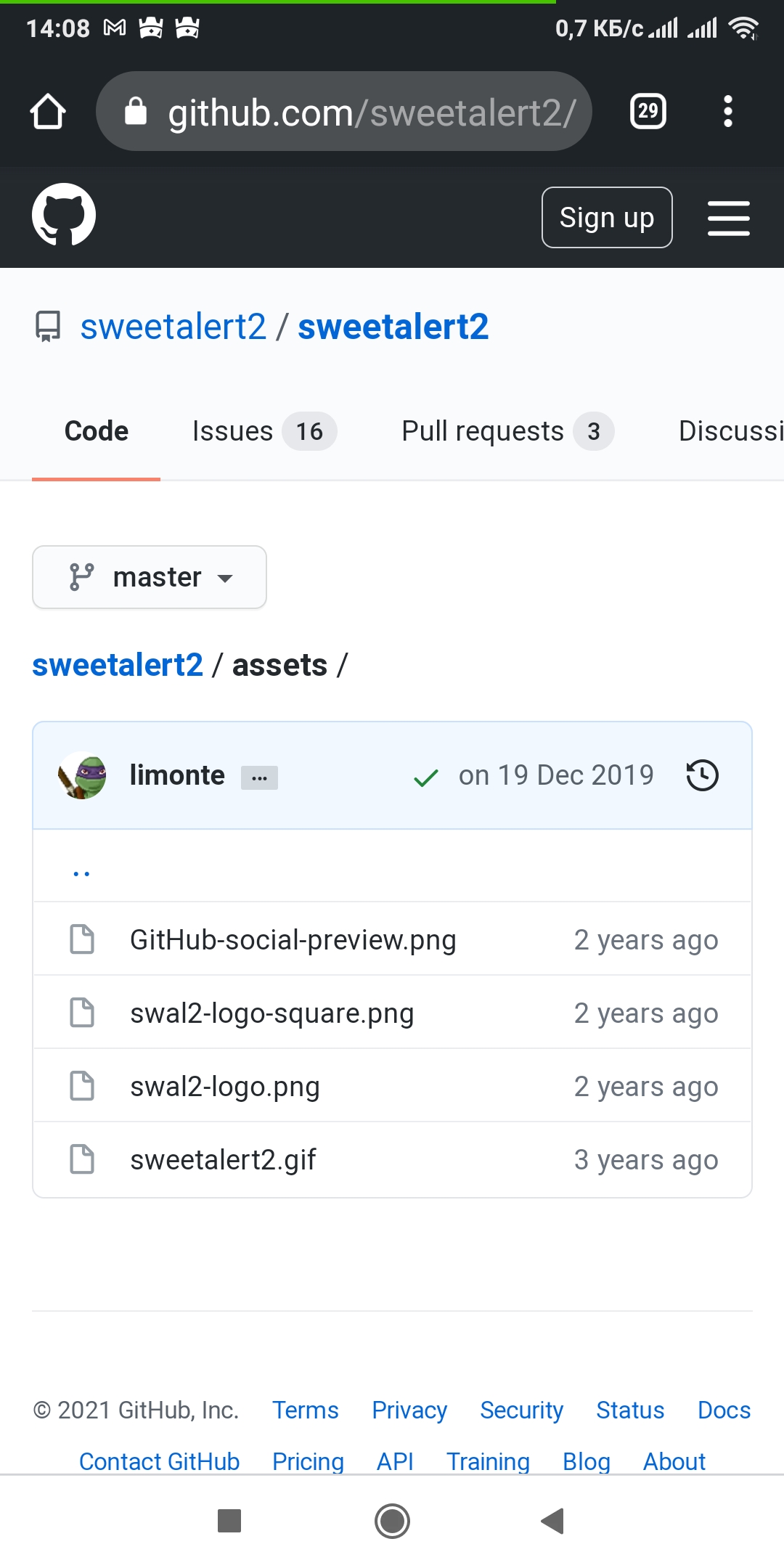missing "dist" folder · Issue #2226 · sweetalert2/sweetalert2 · GitHub