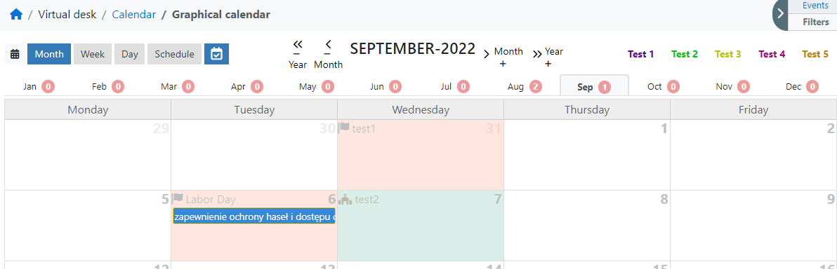Calendar : Wrong day for the date since update to 6.4 [bug] · Issue ...