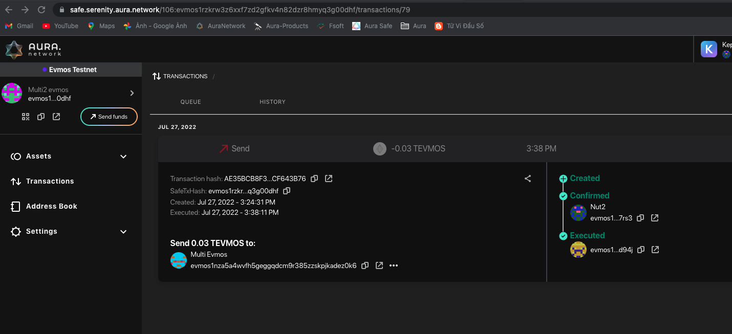 [Aura-Safe][Multisig Tx] Hiển thị sai link transaction hash · Issue #138 · aura-nw/Aura-Safe ...