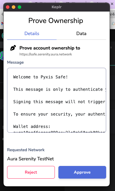 [multsig-api][General] Update Prove Ownership message from wallet · Issue #93 · aura-nw/multisig ...